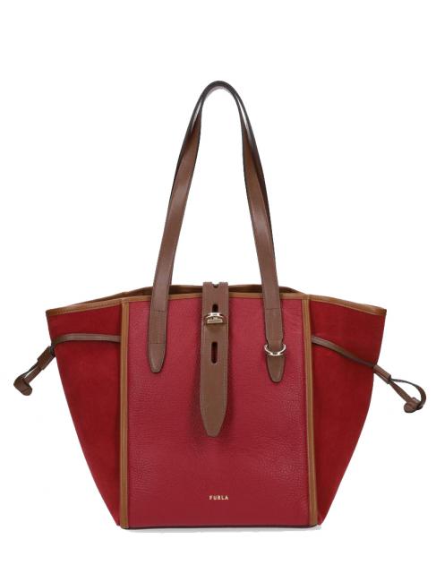 Furla Net Large Tote Bag Cherry Tones - Buy At Outlet Prices!