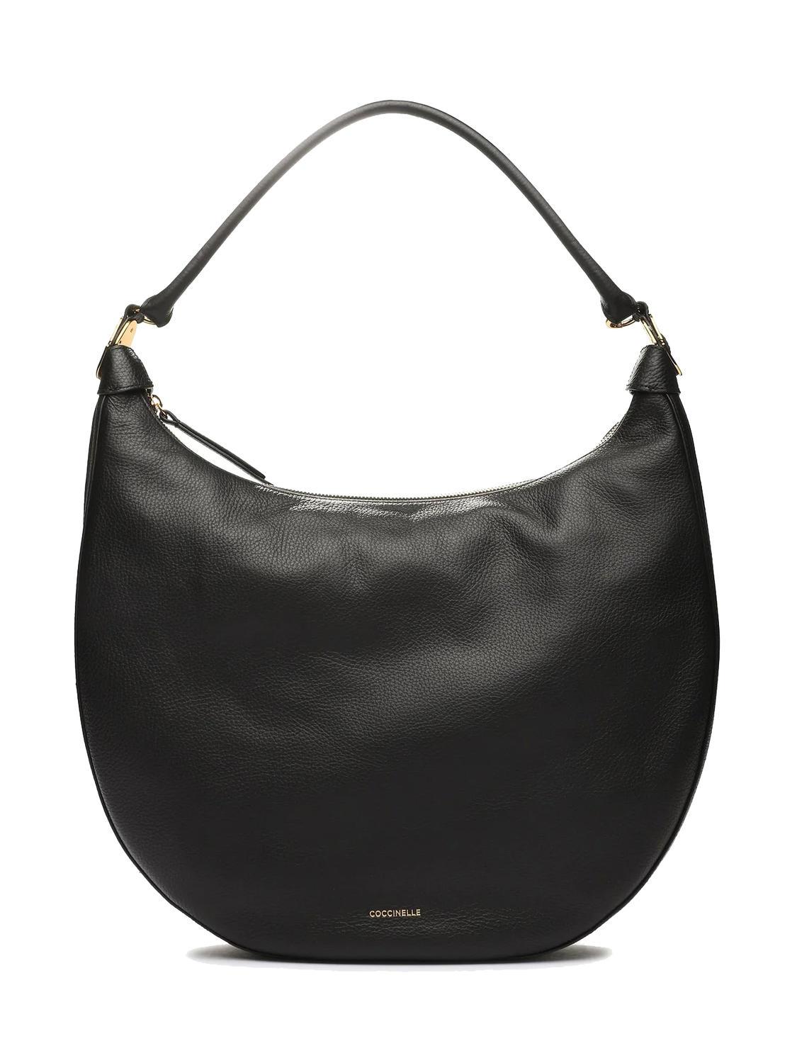 Coccinelle Sunnie Shoulder Bag, In Leather Black - Buy At Outlet Prices!