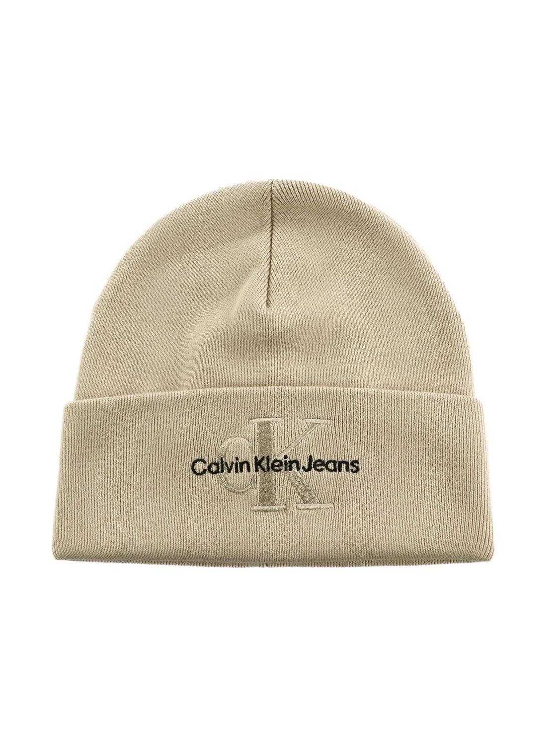Calvin Klein Ck Jeans Monologo Embro Cotton Hat Ivory - Buy At Outlet ...