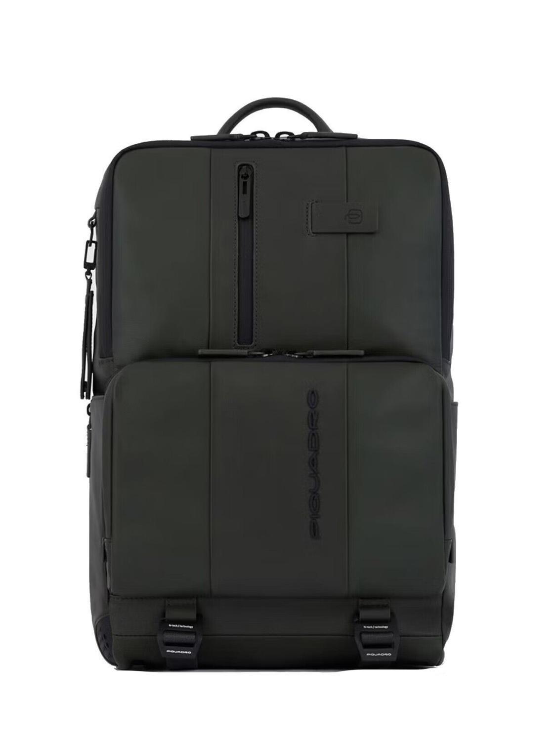 Piquadro Urban 15.6" Laptop Backpack, In Leather Green - Buy At Outlet ...