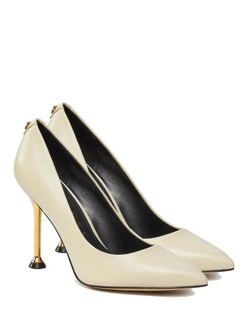 Guess Tracker High Leather Pumps Cream - Buy At Outlet Prices!