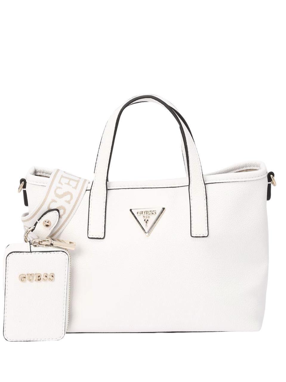 Guess Latona Mini Hand Bag, With Shoulder Strap White - Buy At Outlet ...