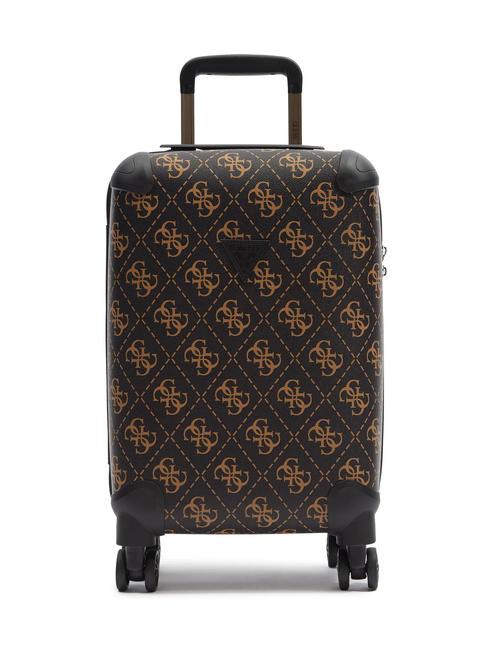 Guess Berta Hand Luggage Trolley Brown - Buy At Outlet Prices!