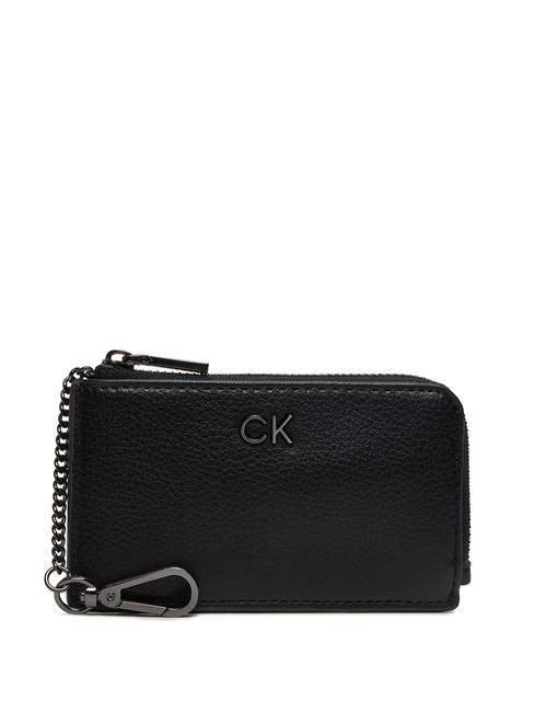 Calvin Klein Daily Wallet With Carabiner Ck Black - Buy At Outlet Prices!