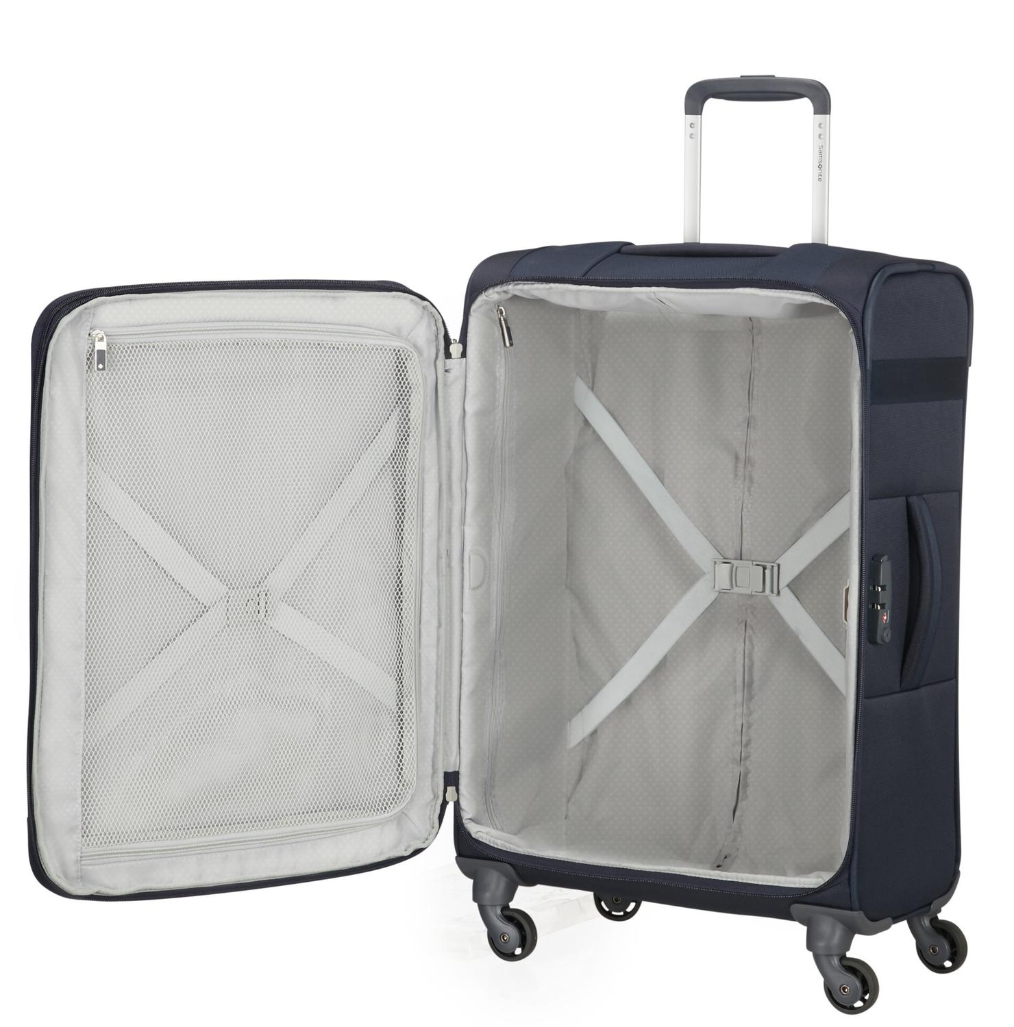 Samsonite Trolley Citybeat, Ultralight Hand Luggage, Expandable Blue ...