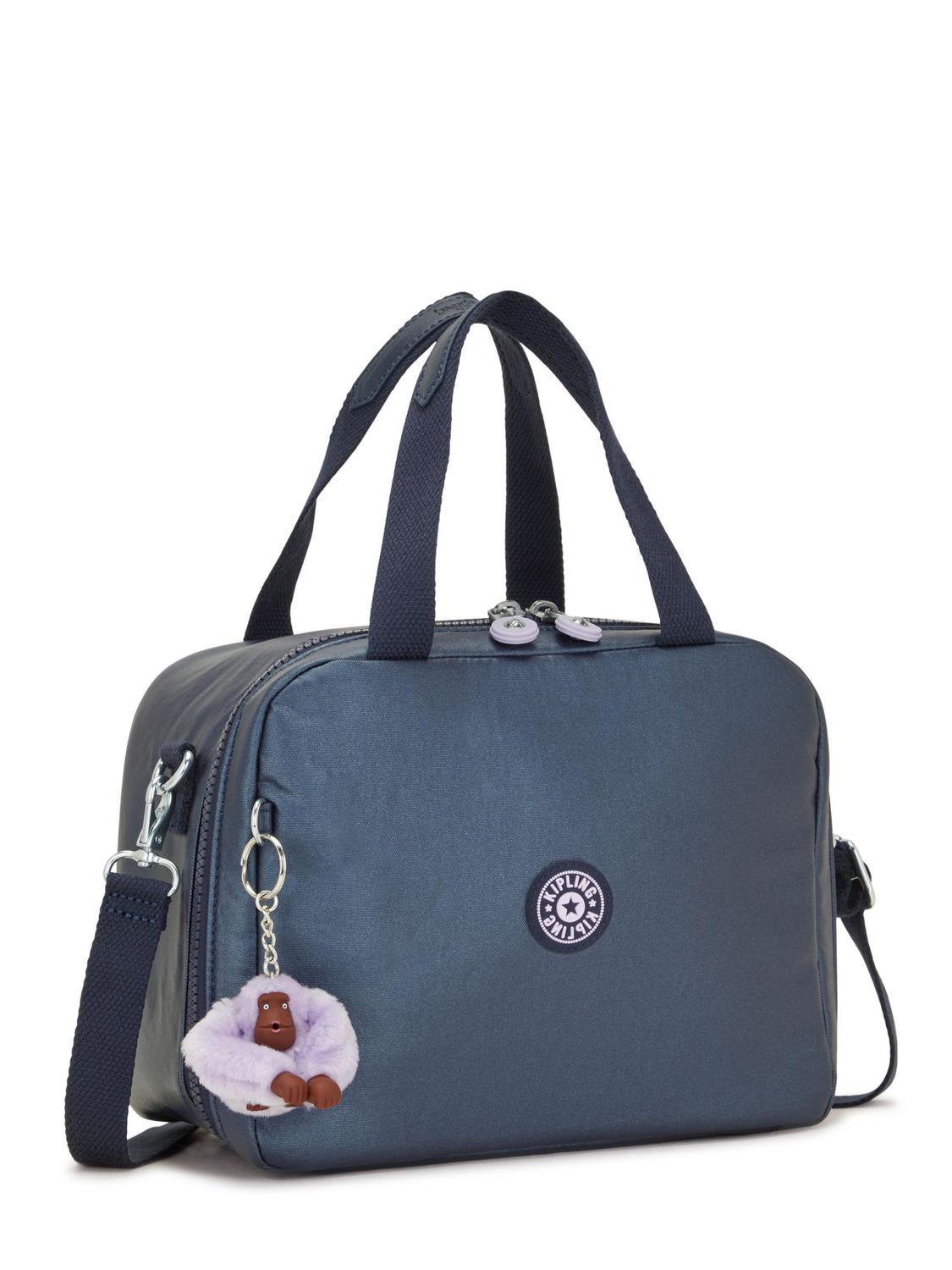 Kipling Miyo Lunch Bag With Shoulder Strap Admiral Bl Metallic - Buy At ...