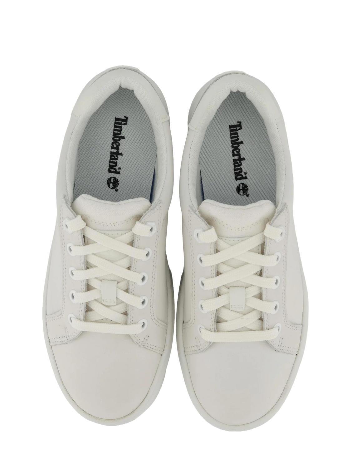 Timberland Laurel Court Leather Sneakers White Full Grain - Buy At ...