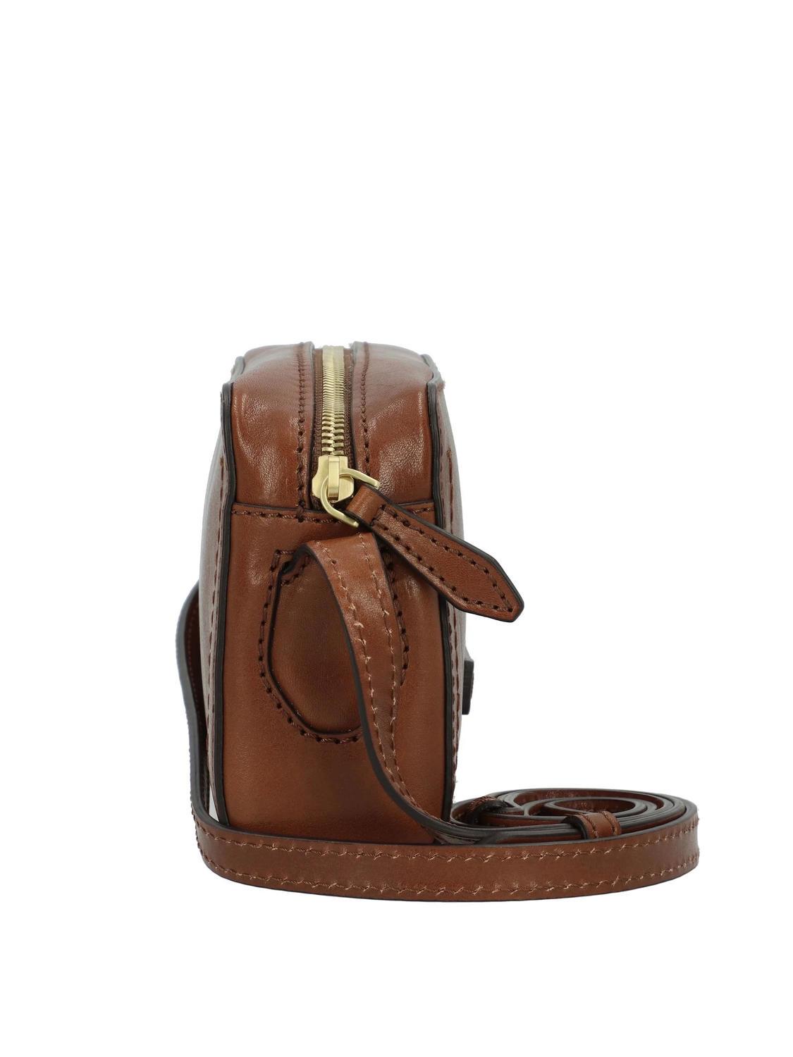 The Bridge Fiona Mini Shoulder Bag, In Leather Brown - Buy At Outlet ...